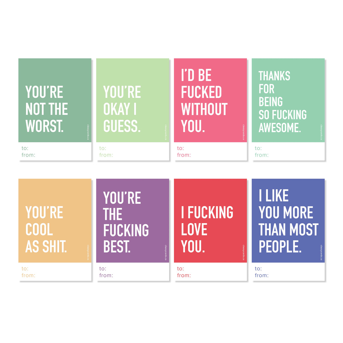Mini Love Notes Adult Collection The Tiny Art Shack