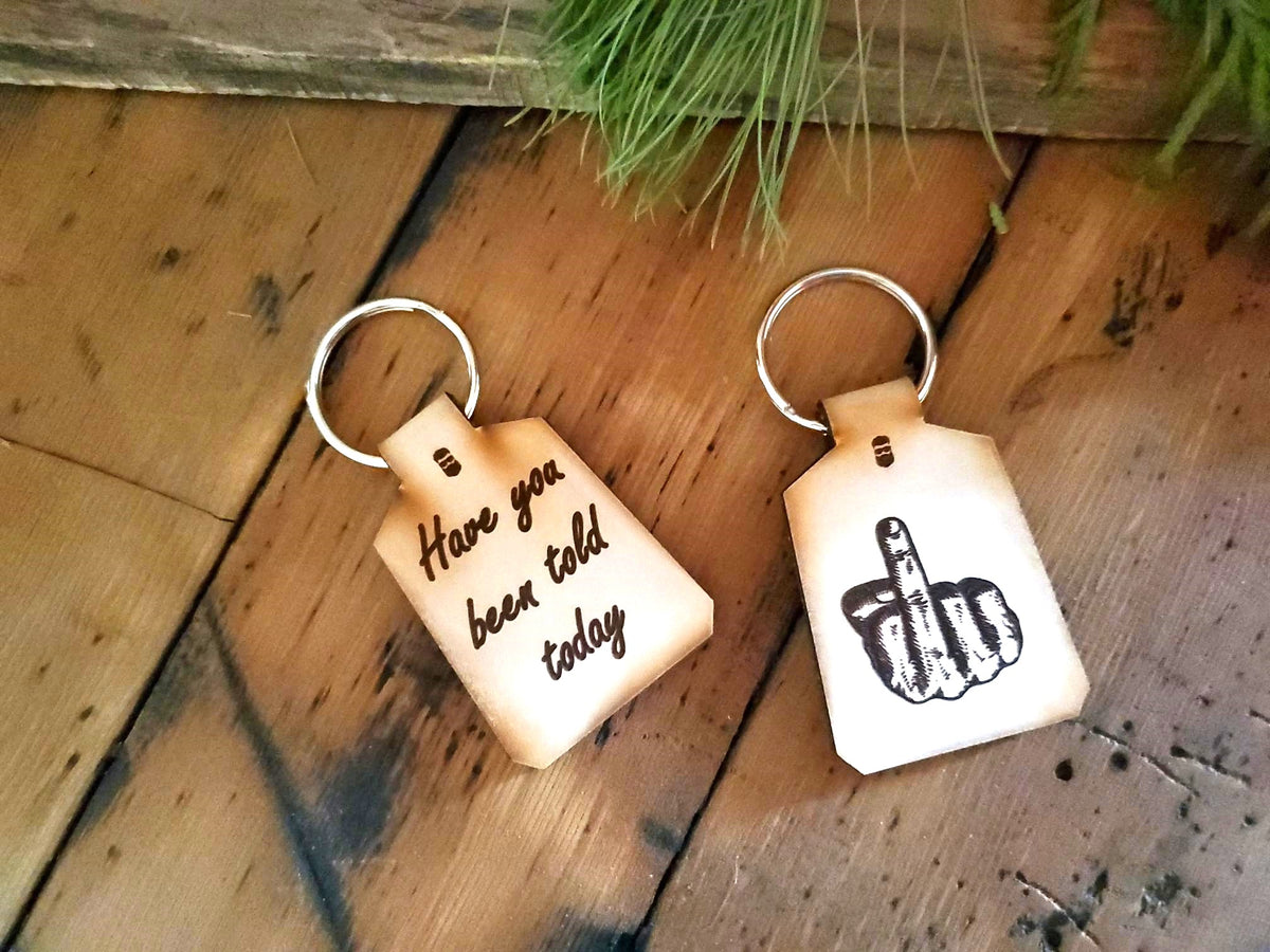 Leather Sassy Keychains-ALW – The Tiny Art Shack